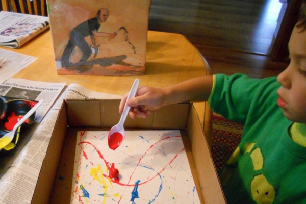 Art Activity: Jackson Pollock Drip Art - Children's Museum of Discovery